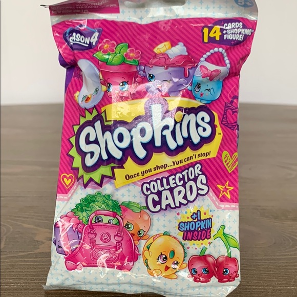 Shopkins | Toys | Shopkins Collector Cards Season 4 New 4 Cards 1 ...